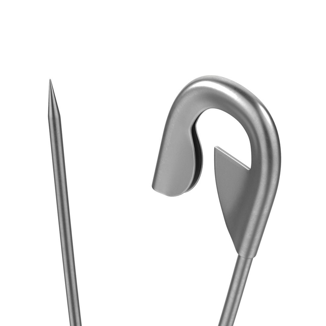 Safety Pin 3d Model Turbosquid 2407835