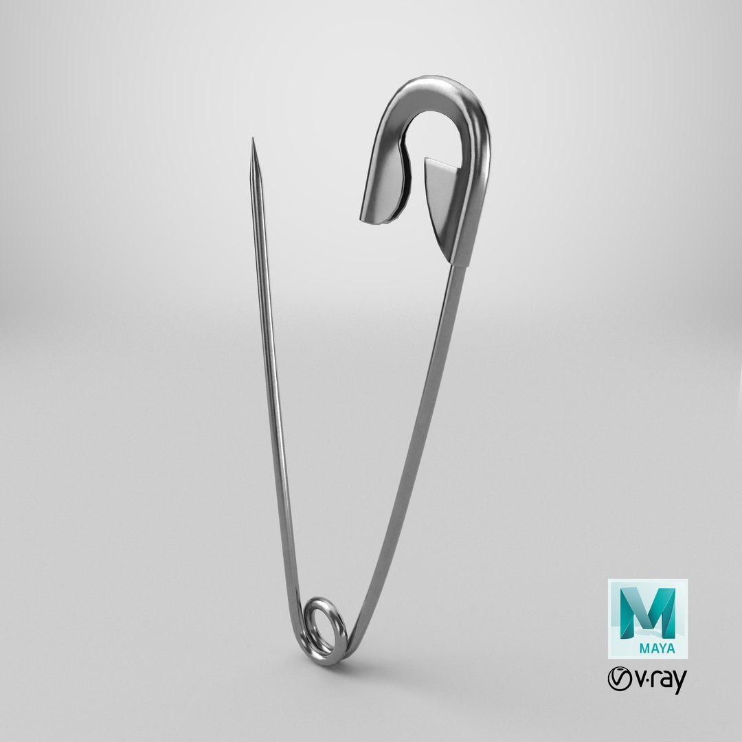 Safety Pin 3D Model - TurboSquid 2407835