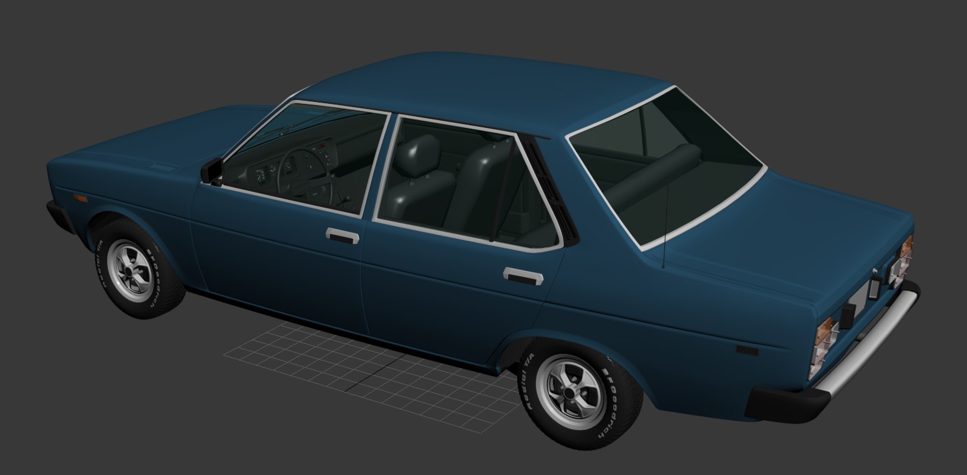 3D Fiat 131 1975 Model - TurboSquid 2185181