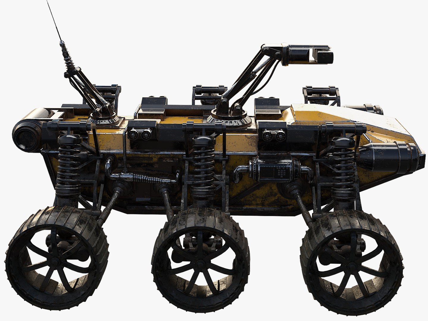 Rover Military Robot 3D Model - TurboSquid 1384441