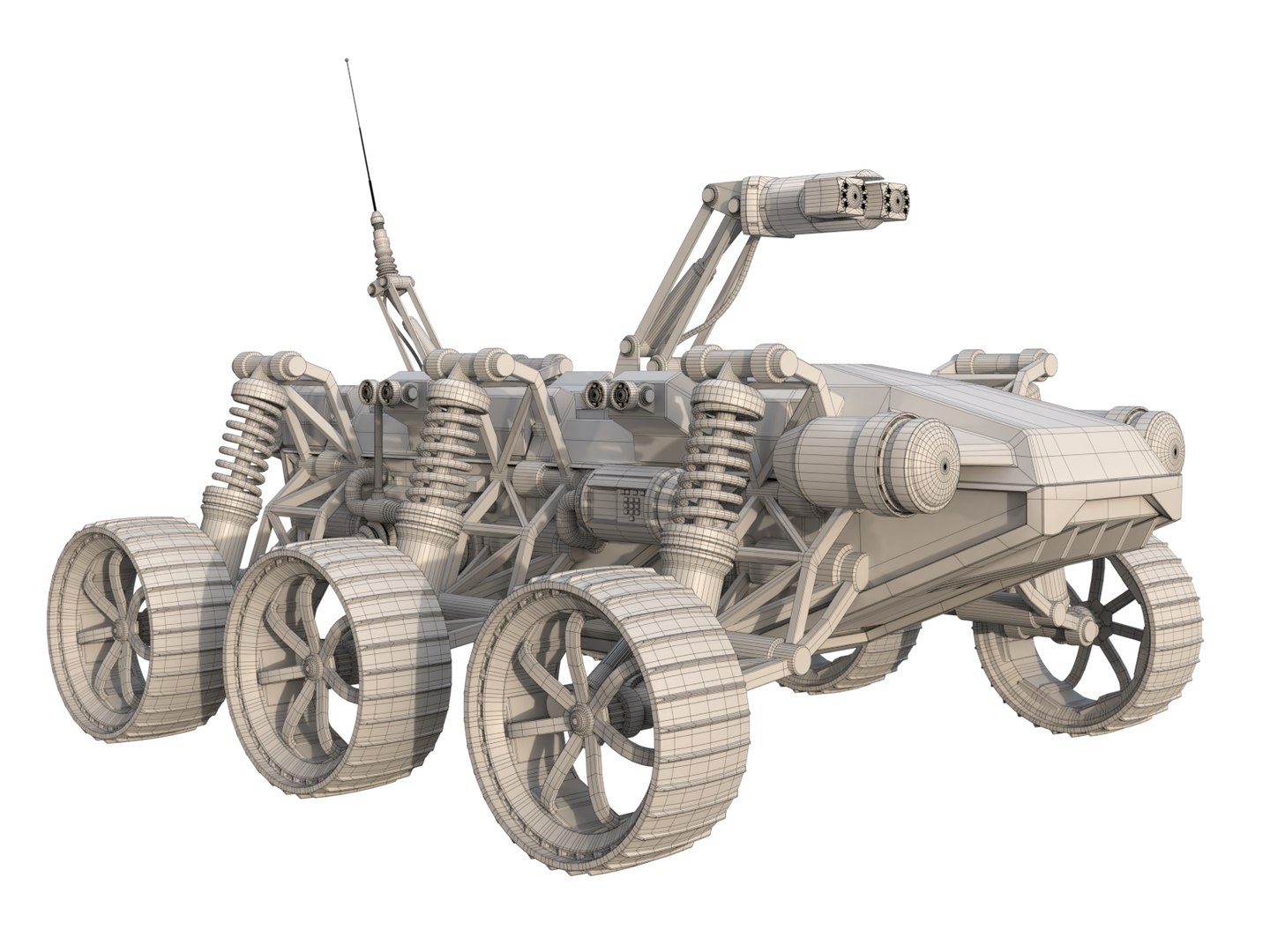Rover Military Robot 3D Model - TurboSquid 1384441