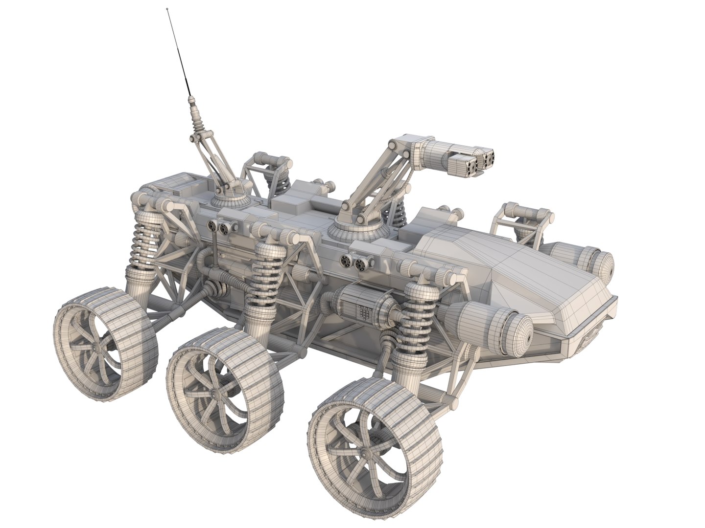 Rover Military Robot 3D Model - TurboSquid 1384441