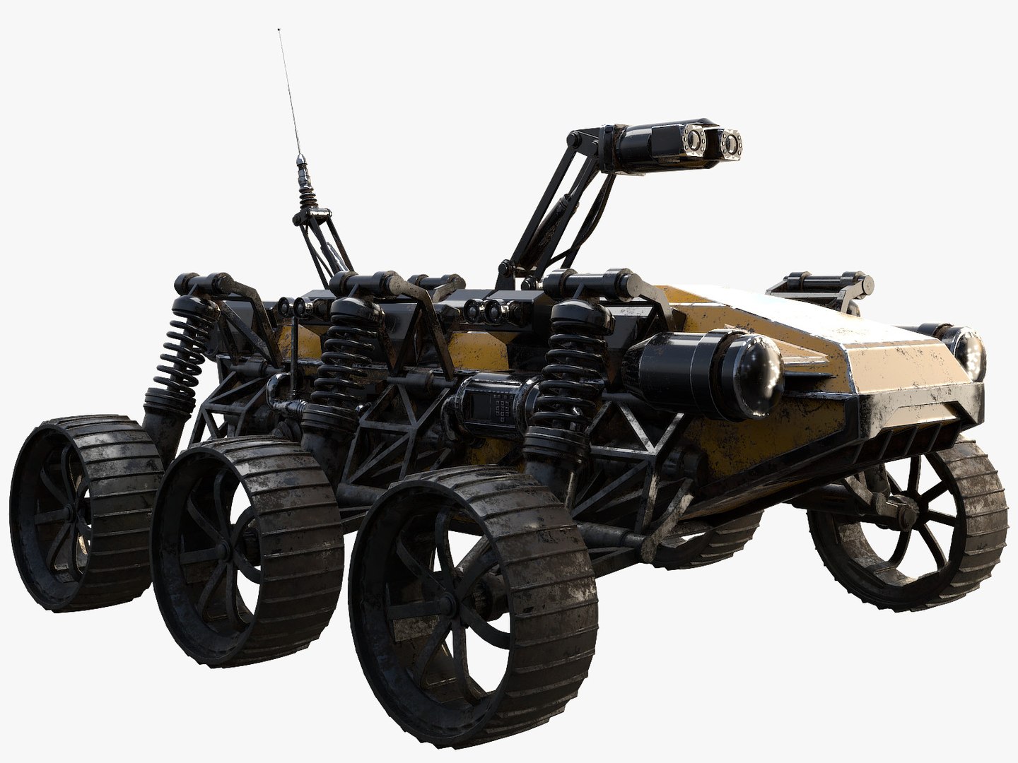 Rover Military Robot 3D Model - TurboSquid 1384441