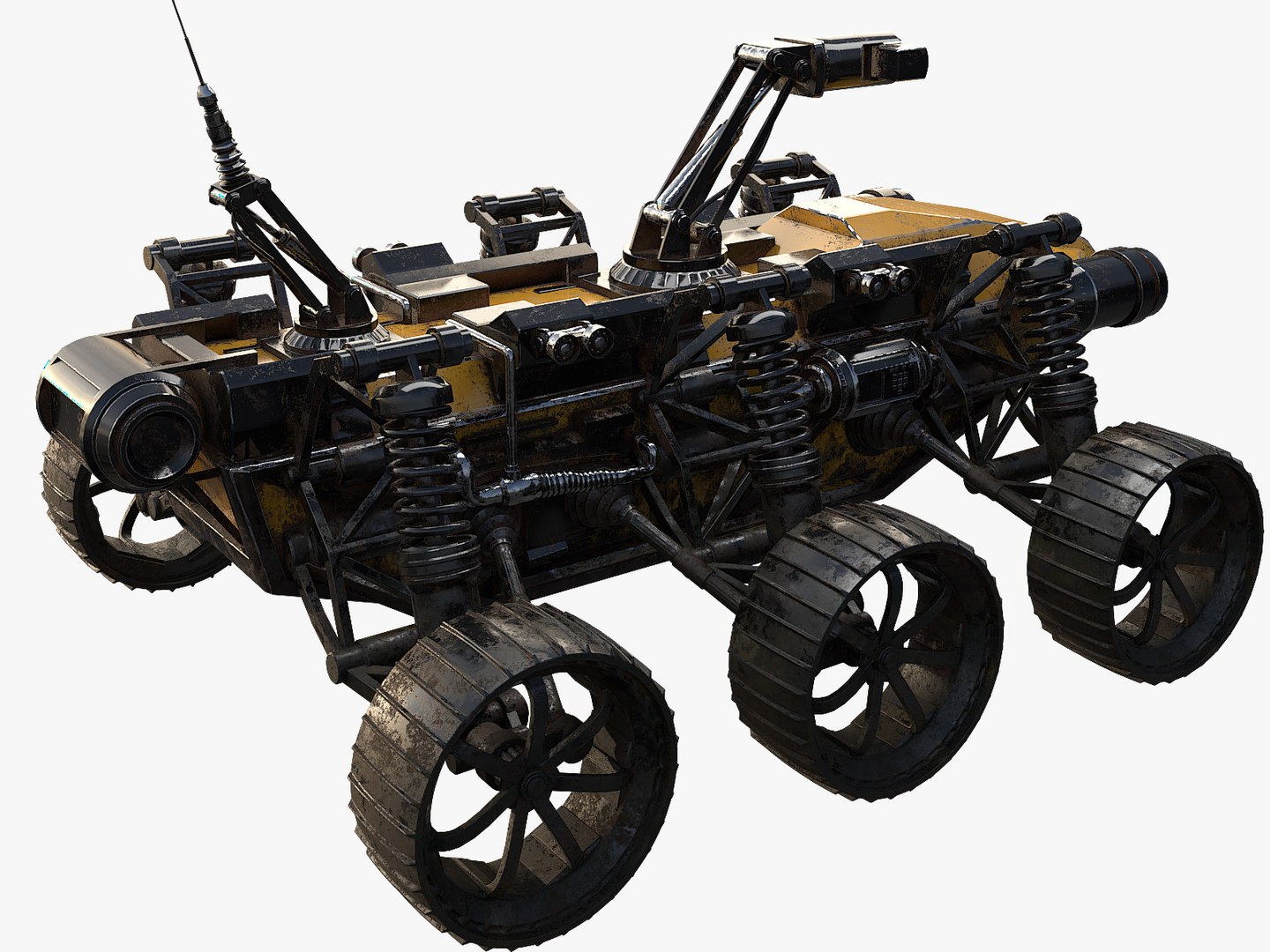 Rover Military Robot 3D Model - TurboSquid 1384441