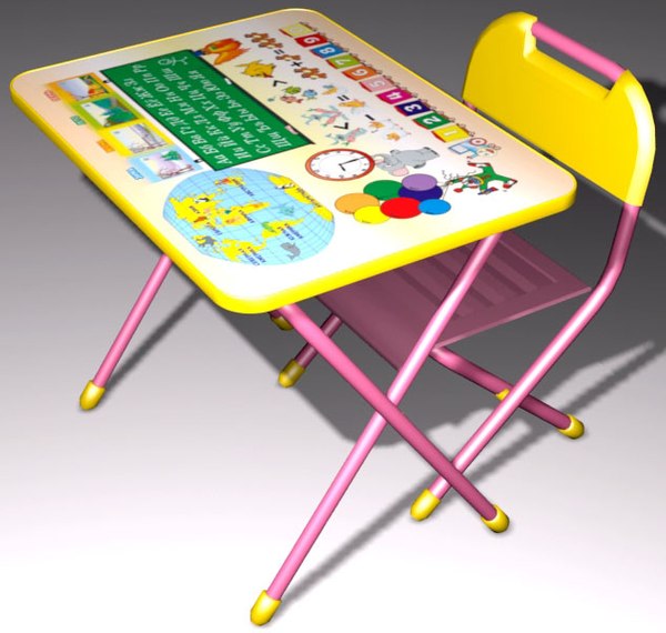 3D children s table model - TurboSquid 1156313