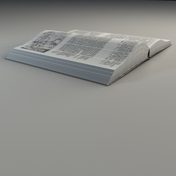 3D book model - TurboSquid 1307489