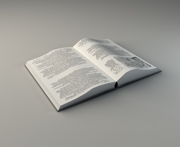 3D book model - TurboSquid 1307489