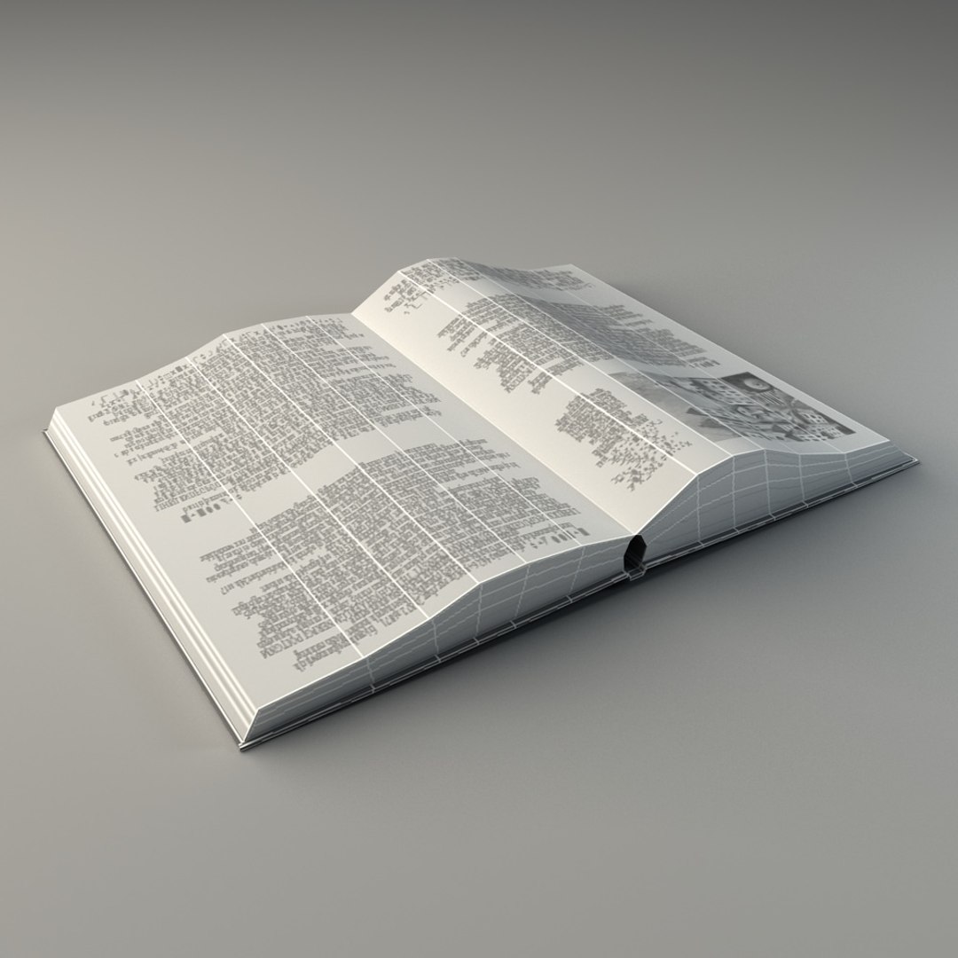 3D Book Model - TurboSquid 1307489