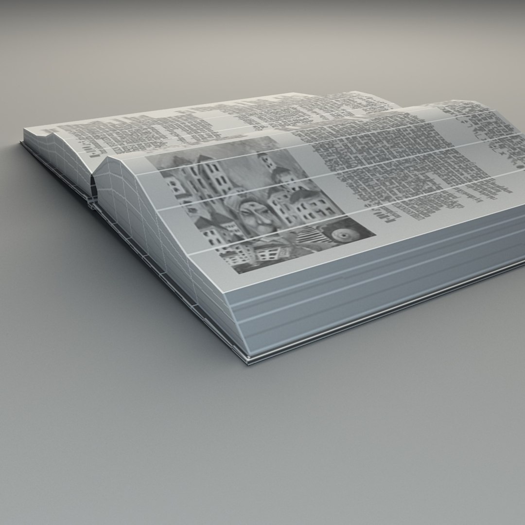 3D Book Model - TurboSquid 1307489
