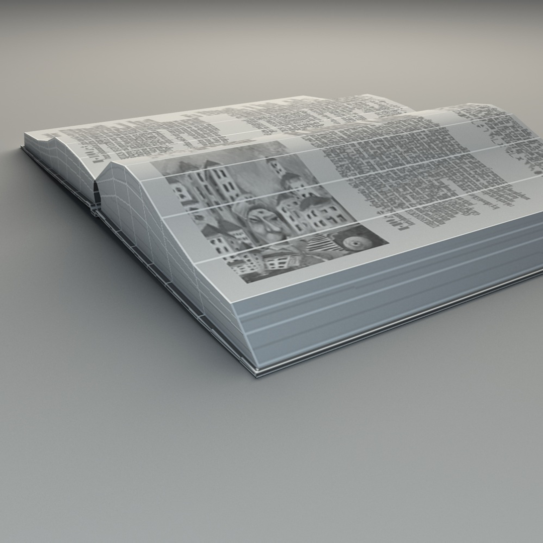 3D book model - TurboSquid 1307489