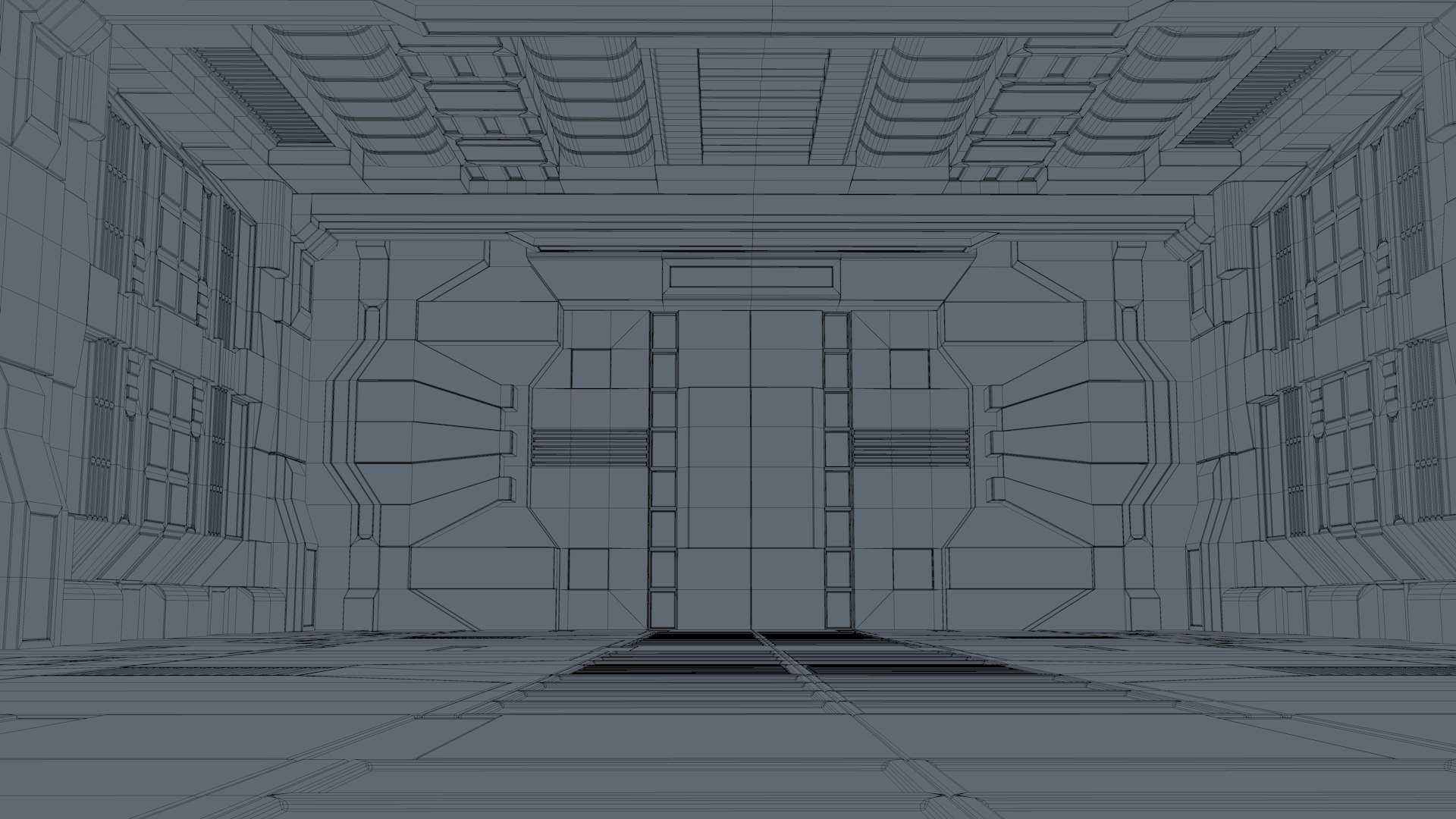 Sci Fi Corridor 3D model - TurboSquid 2072548