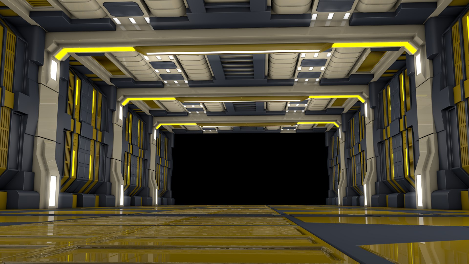 Sci Fi Corridor 3D model - TurboSquid 2072548
