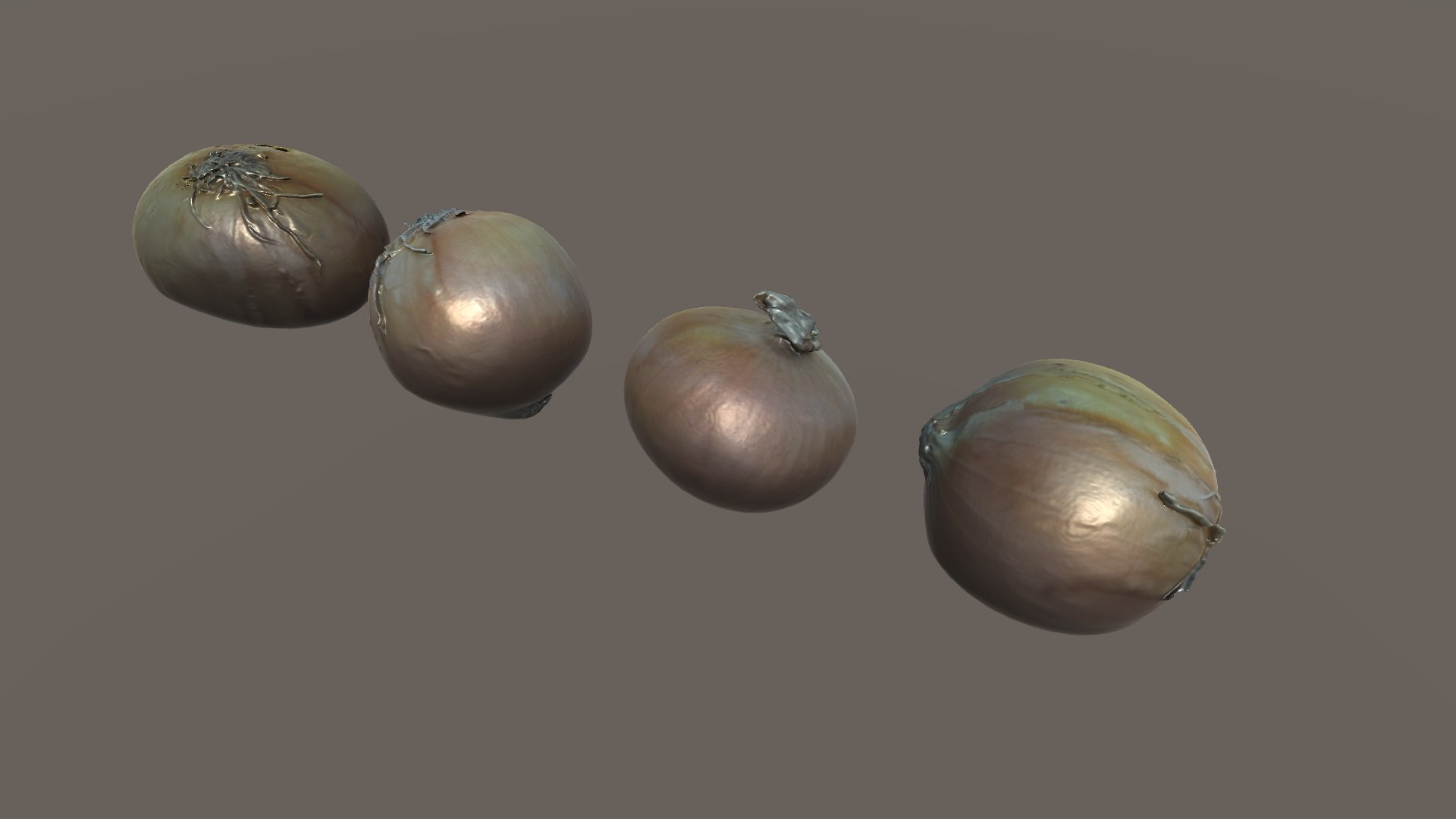 Scanned Onions 3D Model - TurboSquid 1963160