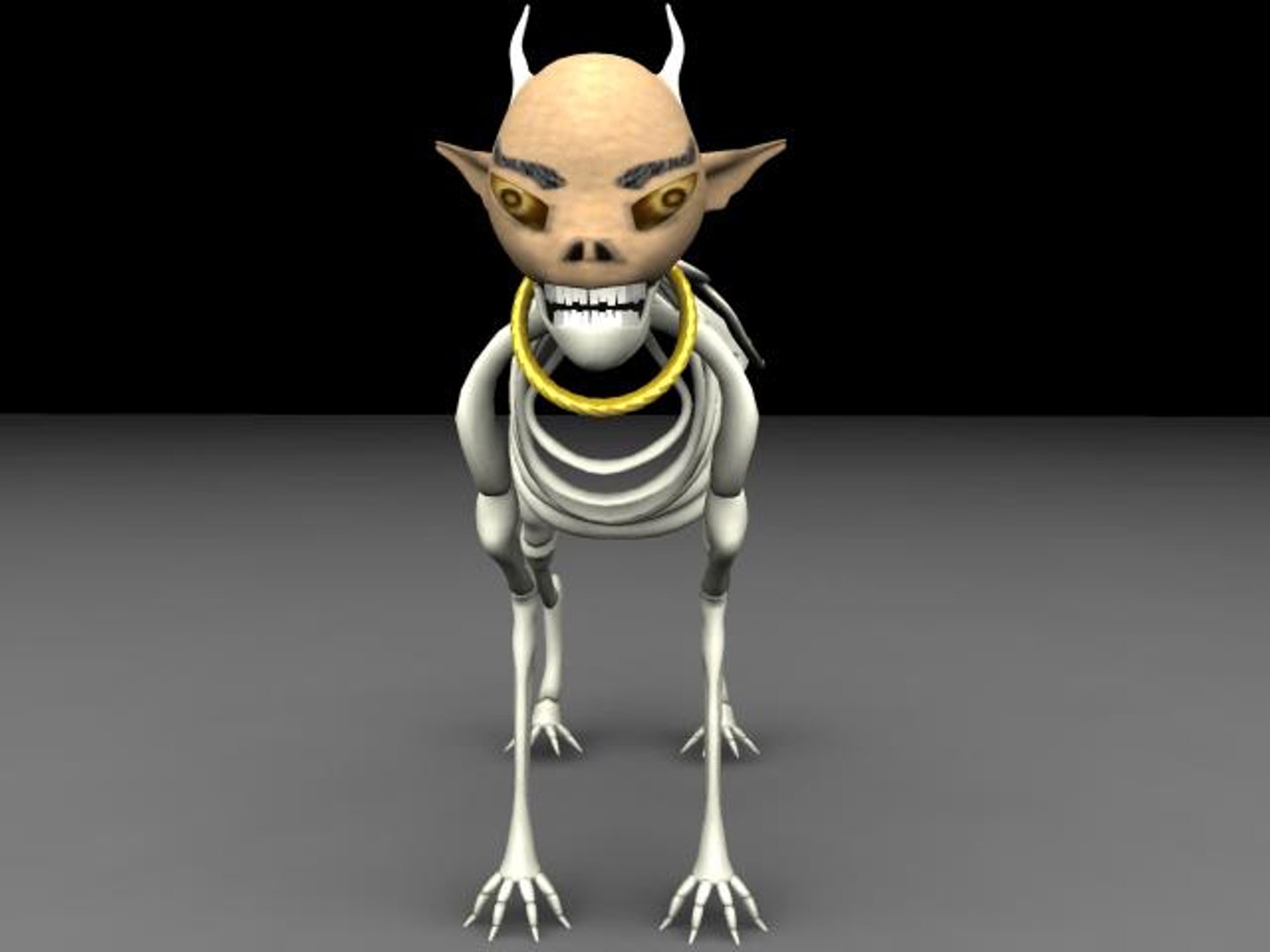 3d Model Skeleton Man Animation