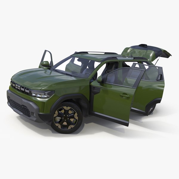 modelo 3d SUV crossover moderno y ecológico diseñado para Maya ...