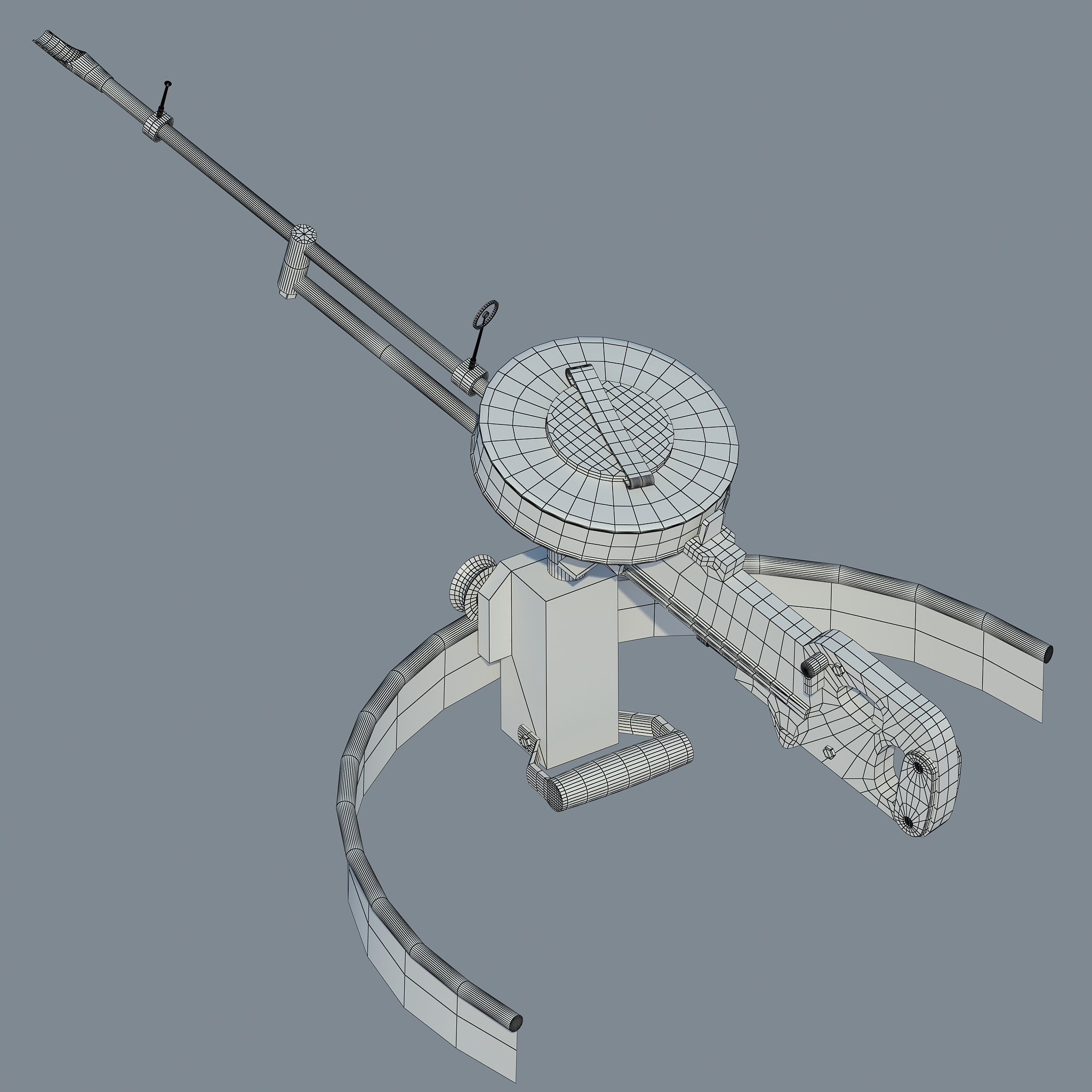 3D vickers k machine gun model - TurboSquid 1591640