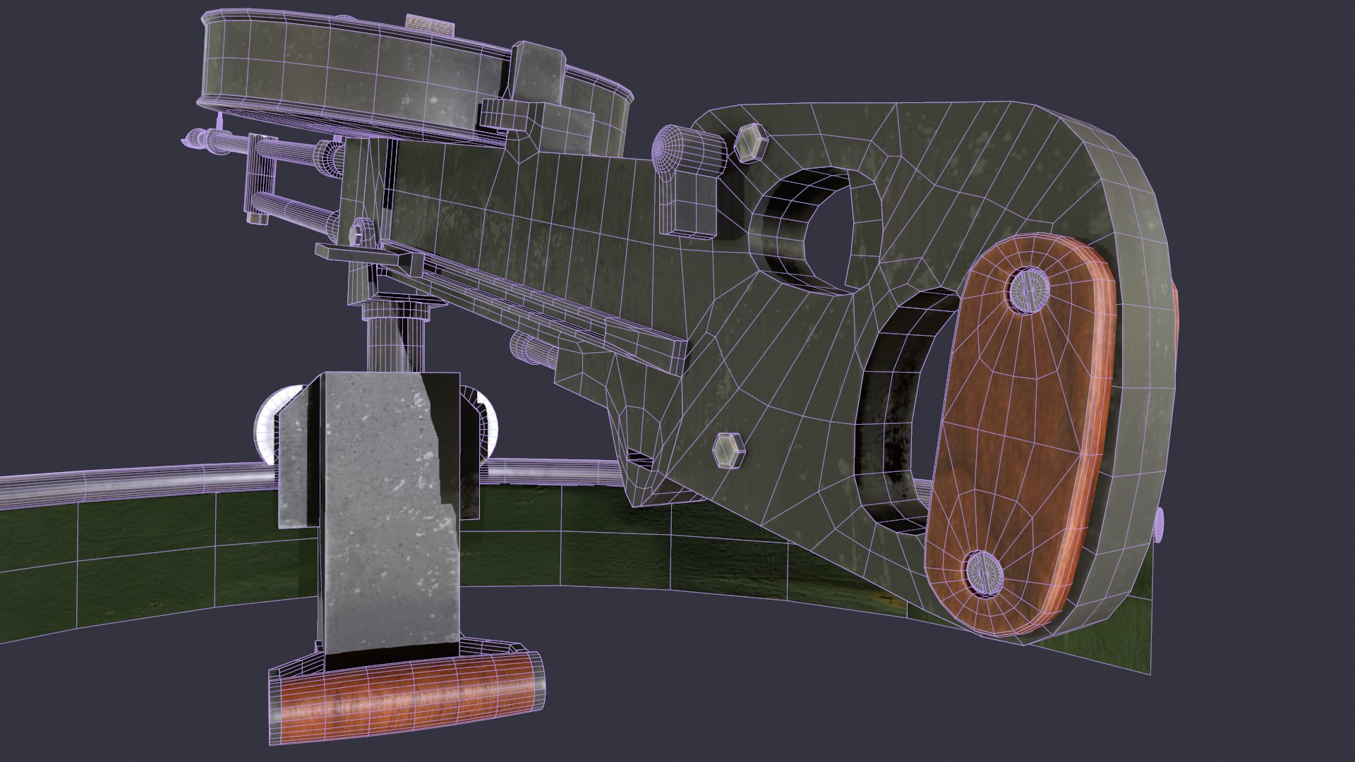 3D Vickers K Machine Gun Model - TurboSquid 1591640