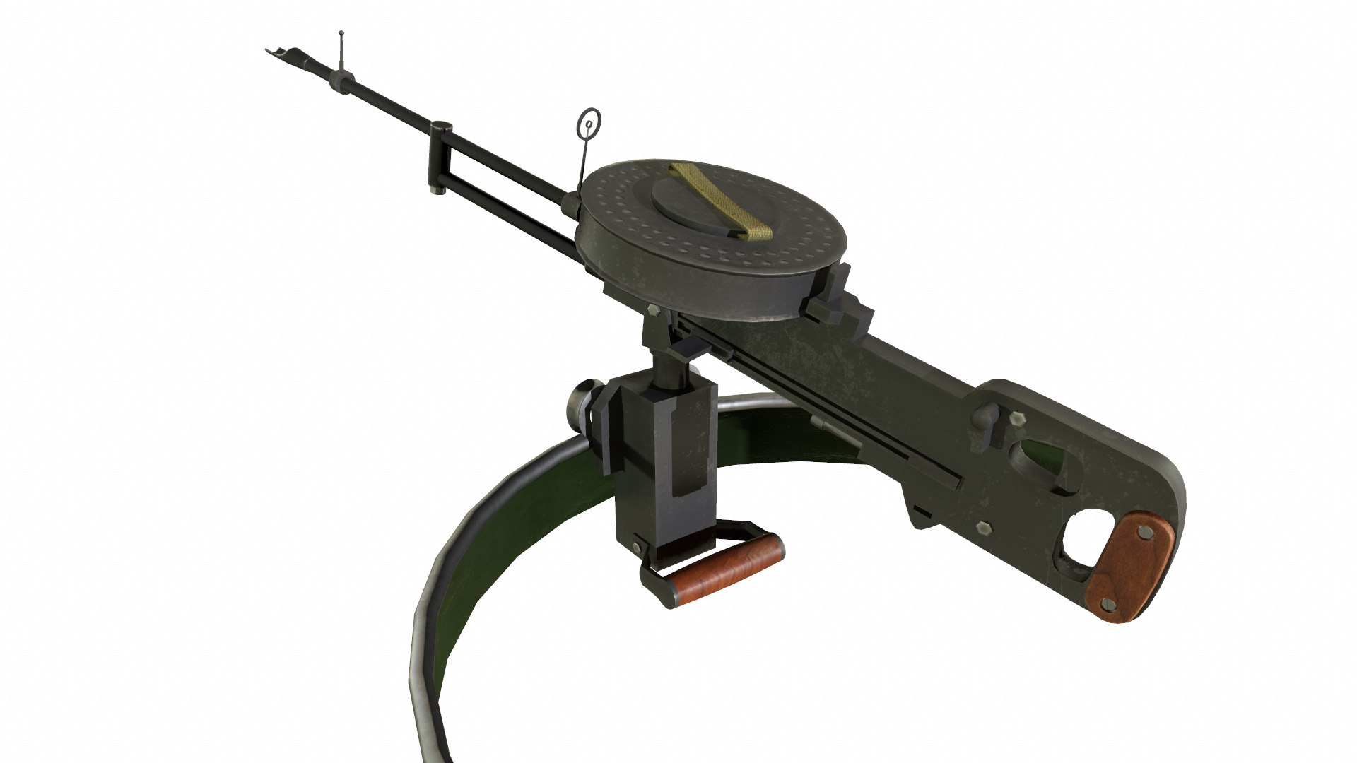 3D Vickers K Machine Gun Model - TurboSquid 1591640