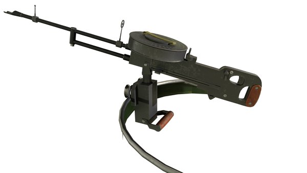 3D vickers k machine gun model - TurboSquid 1591640