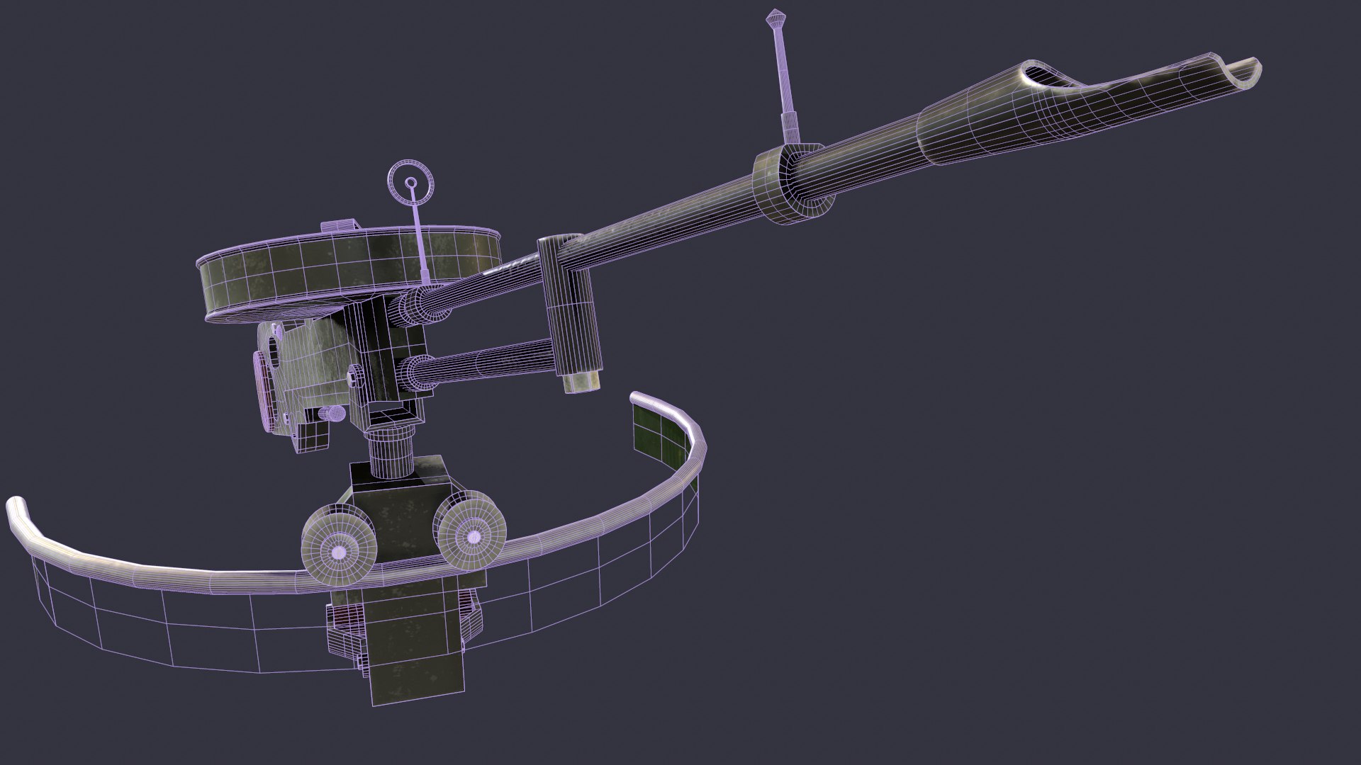 3D Vickers K Machine Gun Model - TurboSquid 1591640