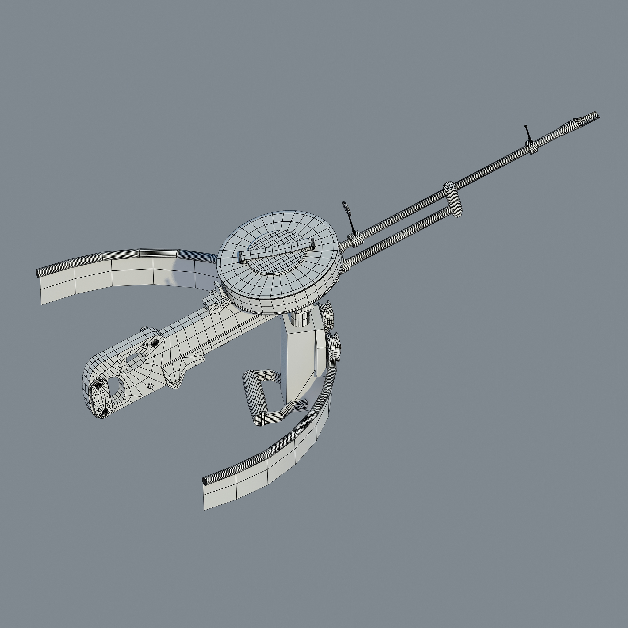 3D vickers k machine gun model - TurboSquid 1591640