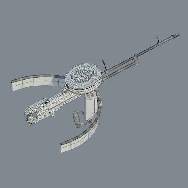 3D vickers k machine gun model - TurboSquid 1591640