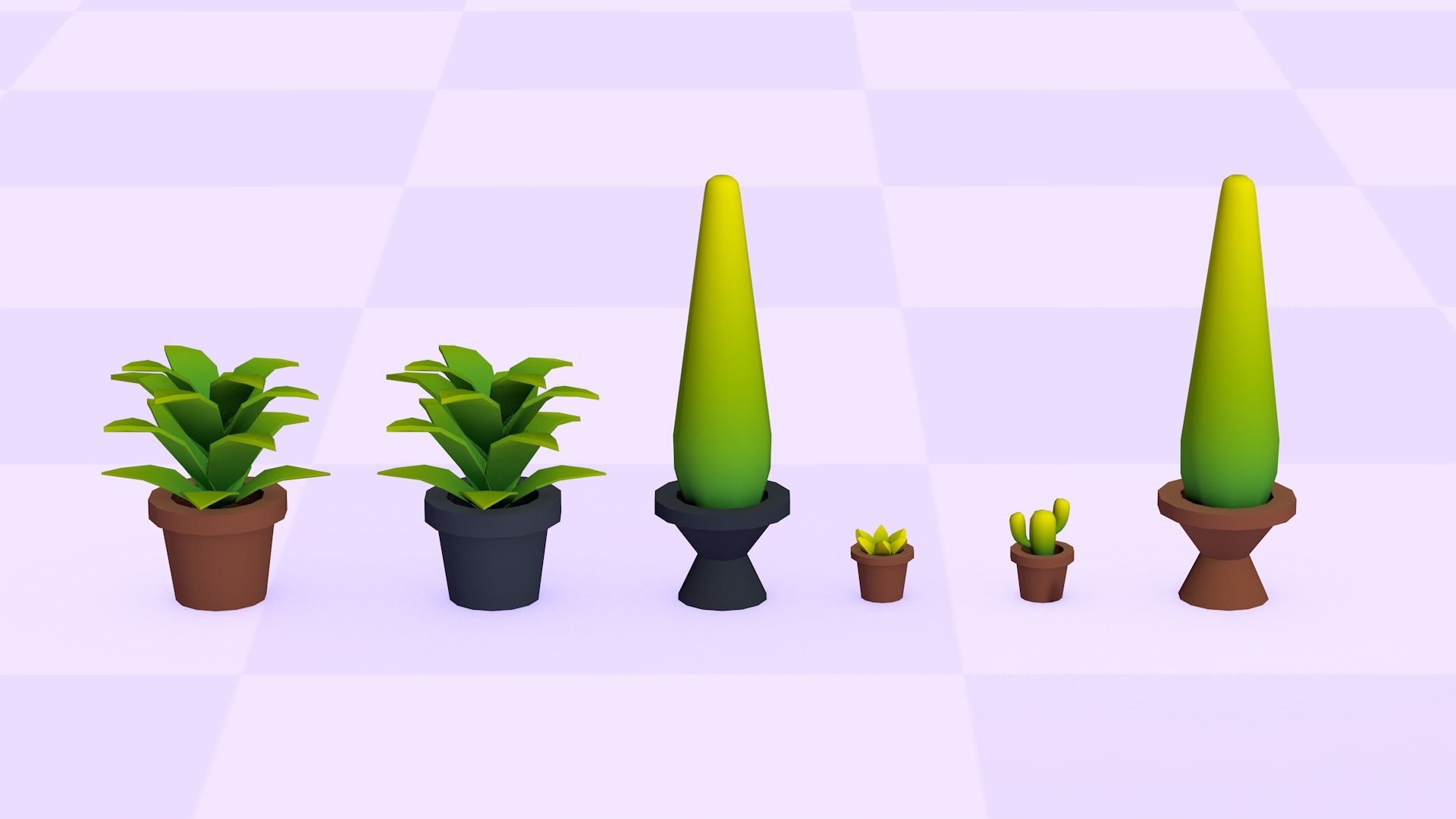 Low Poly - Plants Model - TurboSquid 2328727