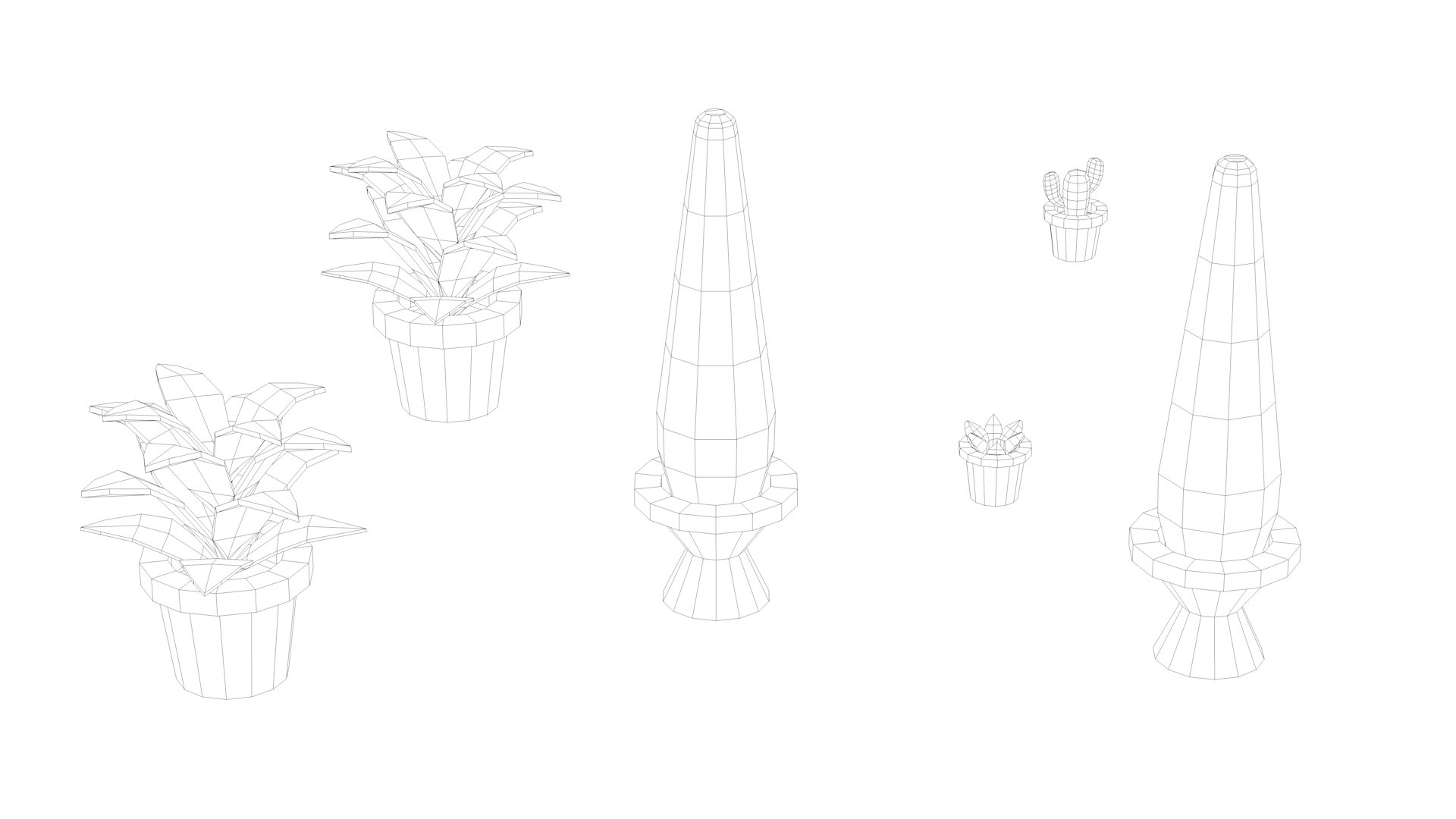 Low Poly - Plants Model - TurboSquid 2328727