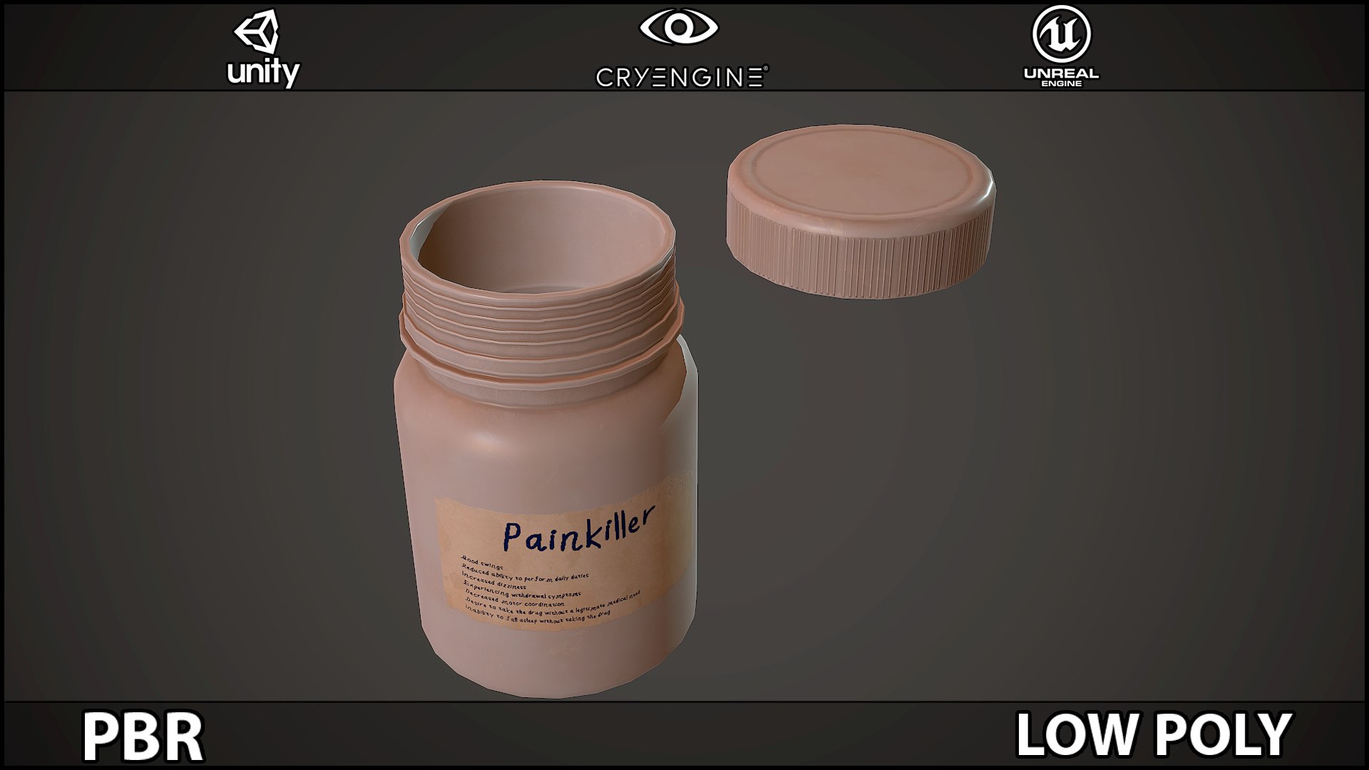 Painkiller Pbr 3D Model - TurboSquid 1326634 Painkiller Pbr 3D Model - TurboSquid 1326634