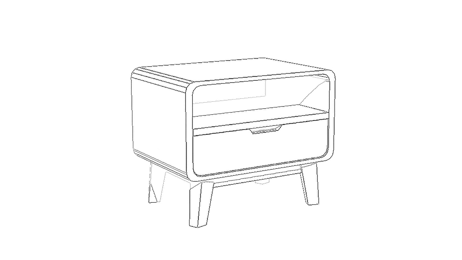 Comodino 3D Model - TurboSquid 1674044