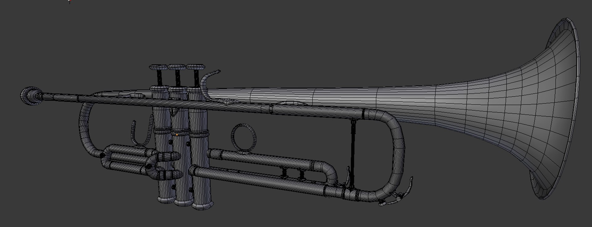 Trumpet 3d Obj