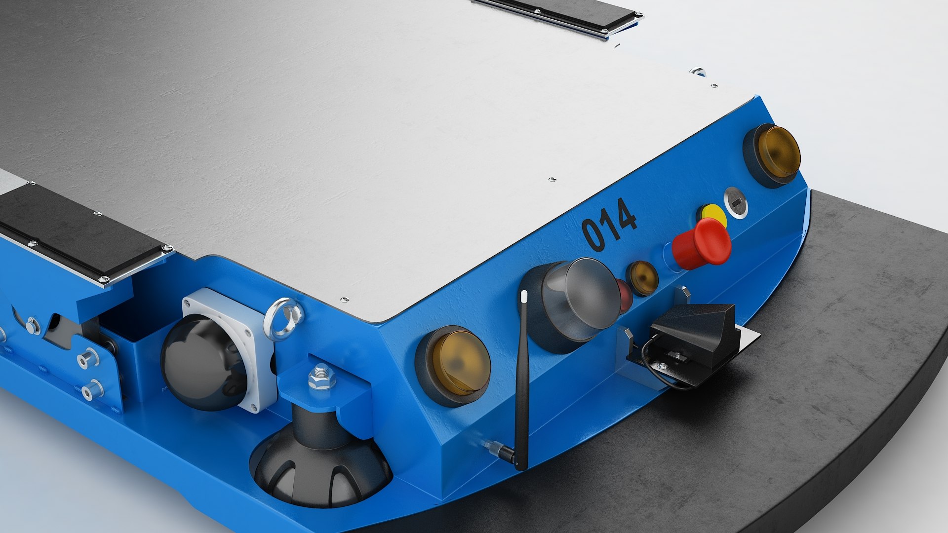 3D Industrial Smart Transport Robot 02 model - TurboSquid 2162434