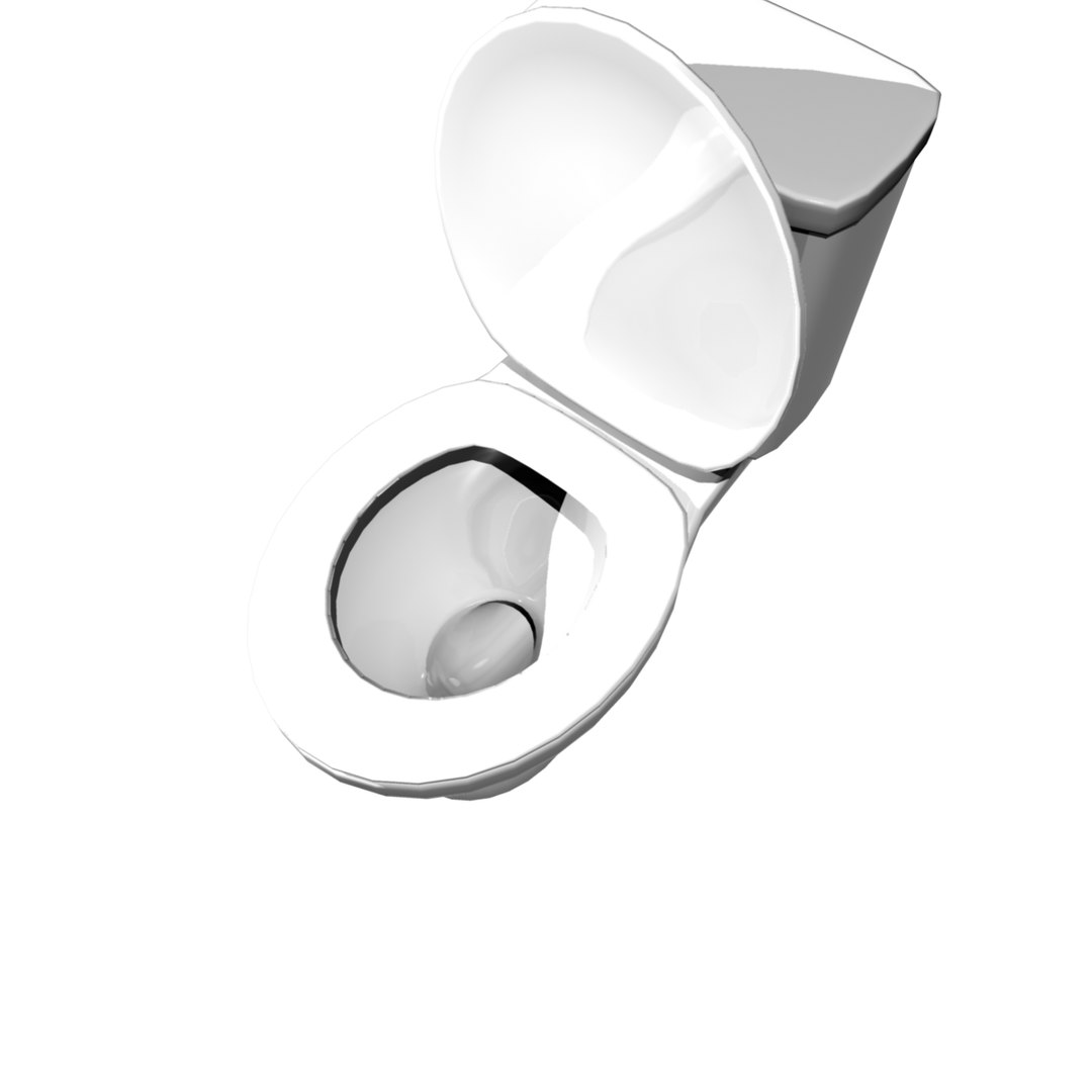 toilet architectural 3d dxf