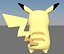 3d model of pokemon pikachu