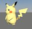3d model of pokemon pikachu