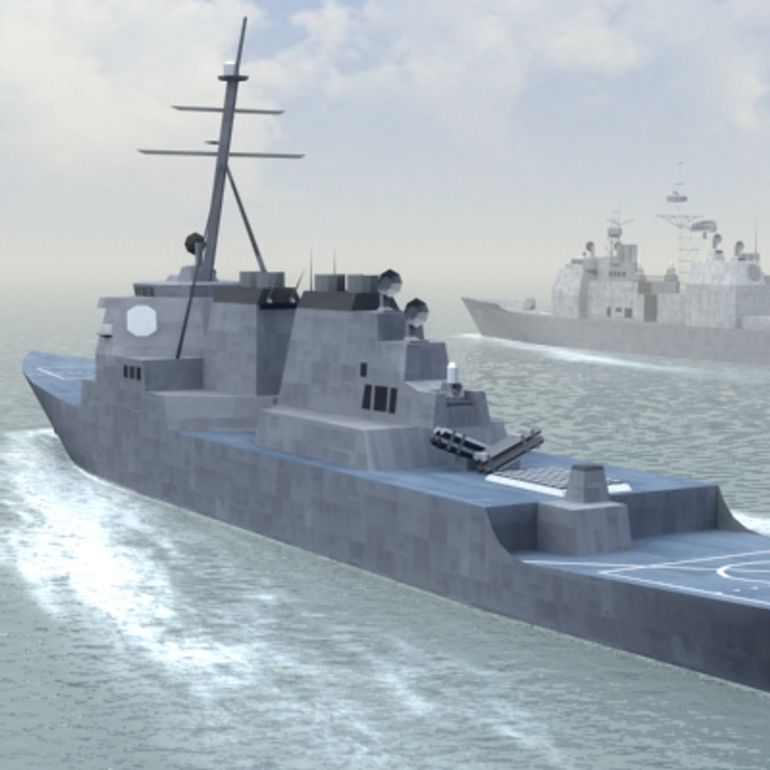 Navy Ships Destroyers Warships 3d Model