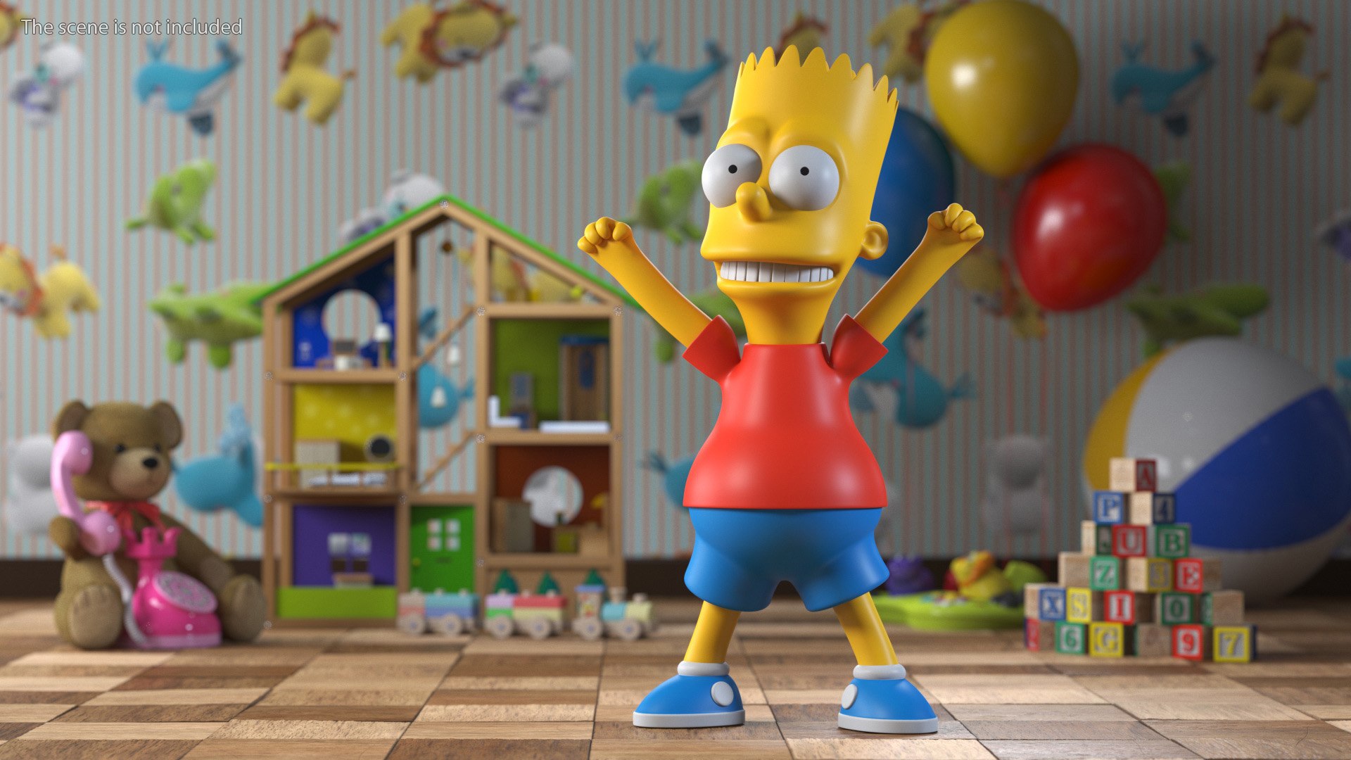 3D Bart Simpson Character Rigged For Maya - TurboSquid 1964638