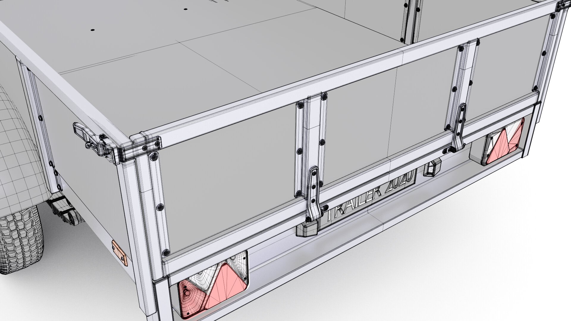 Realistic Trailer 3D - TurboSquid 1594980