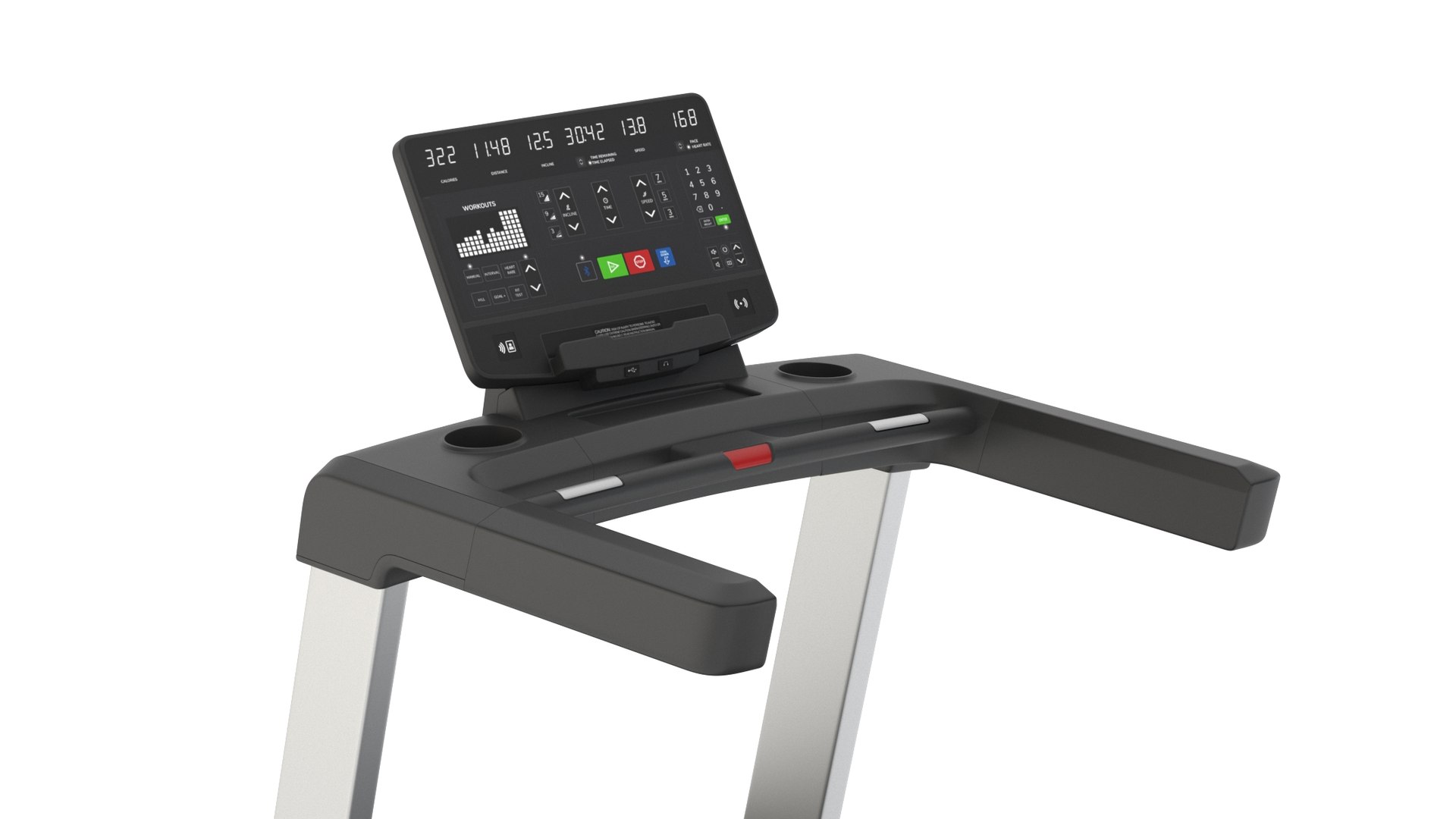 3D Model Life Fitness Treadmill Aspire - TurboSquid 2464994