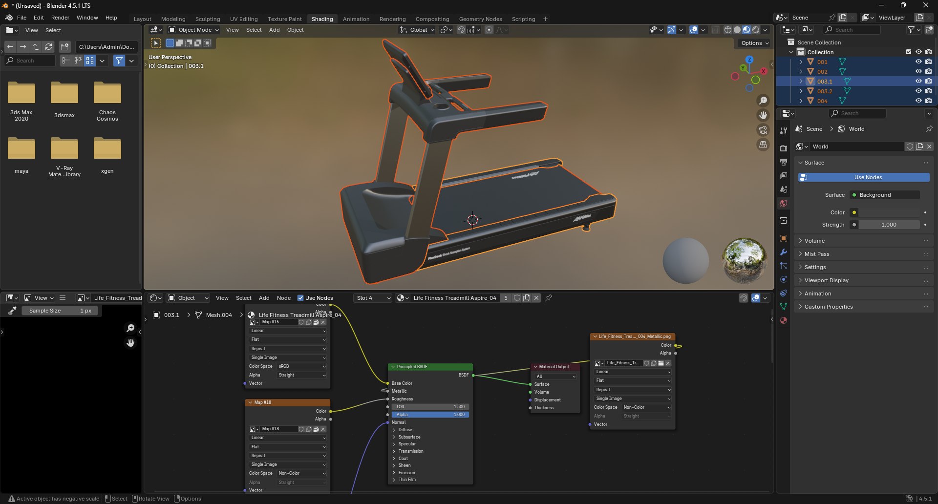 3D Model Life Fitness Treadmill Aspire - TurboSquid 2464994