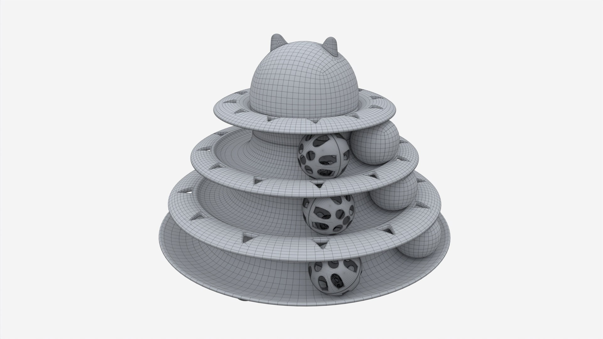 3D Cat Toy Roller Turntable - TurboSquid 1968314