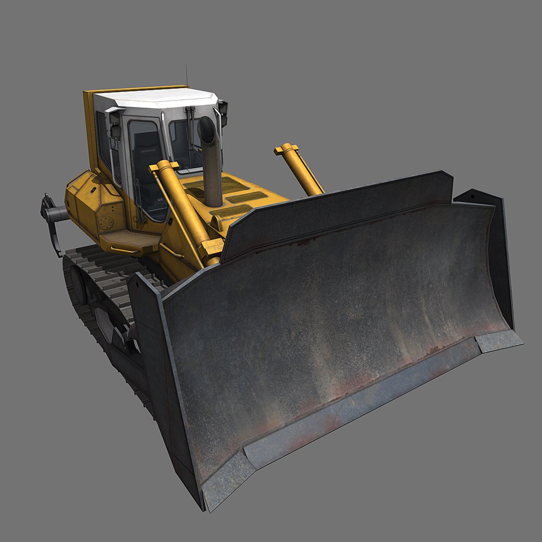 3d liebherr crawler tractor pr