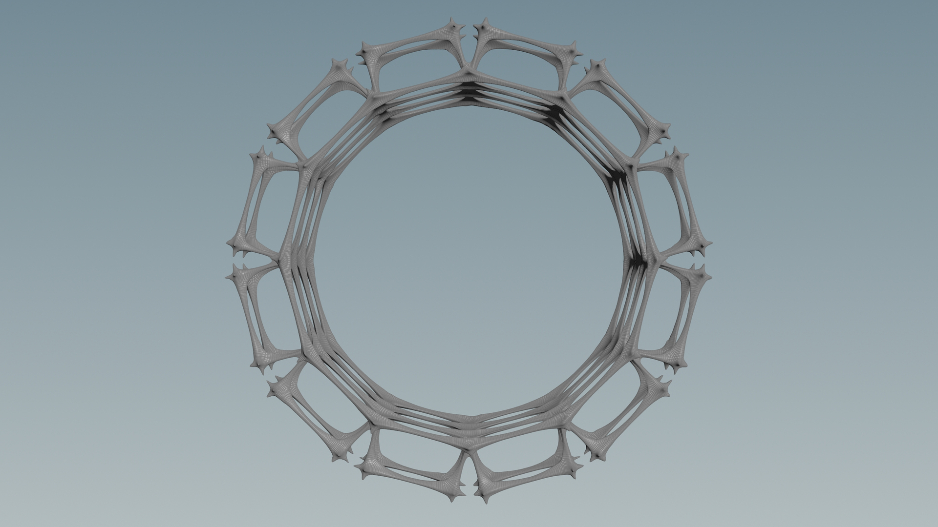 Scifi ring spikes model - TurboSquid 1713155