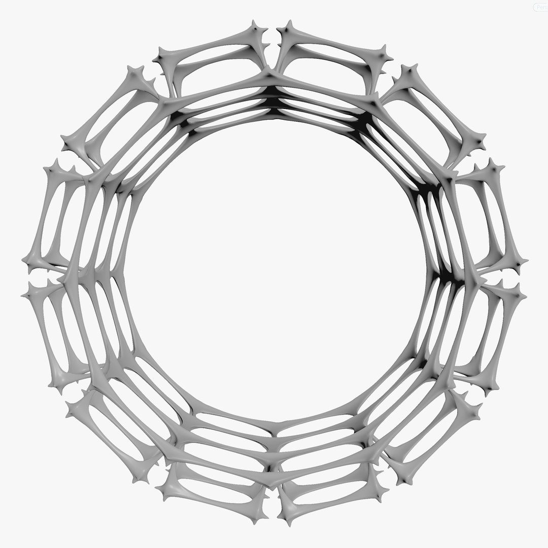 Scifi ring spikes model - TurboSquid 1713155