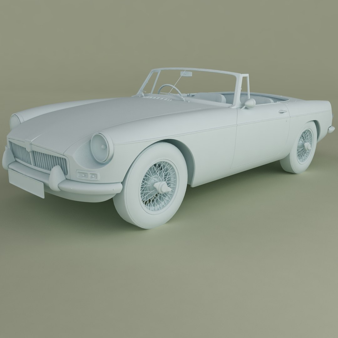3d Model 1962 Mg Mgb