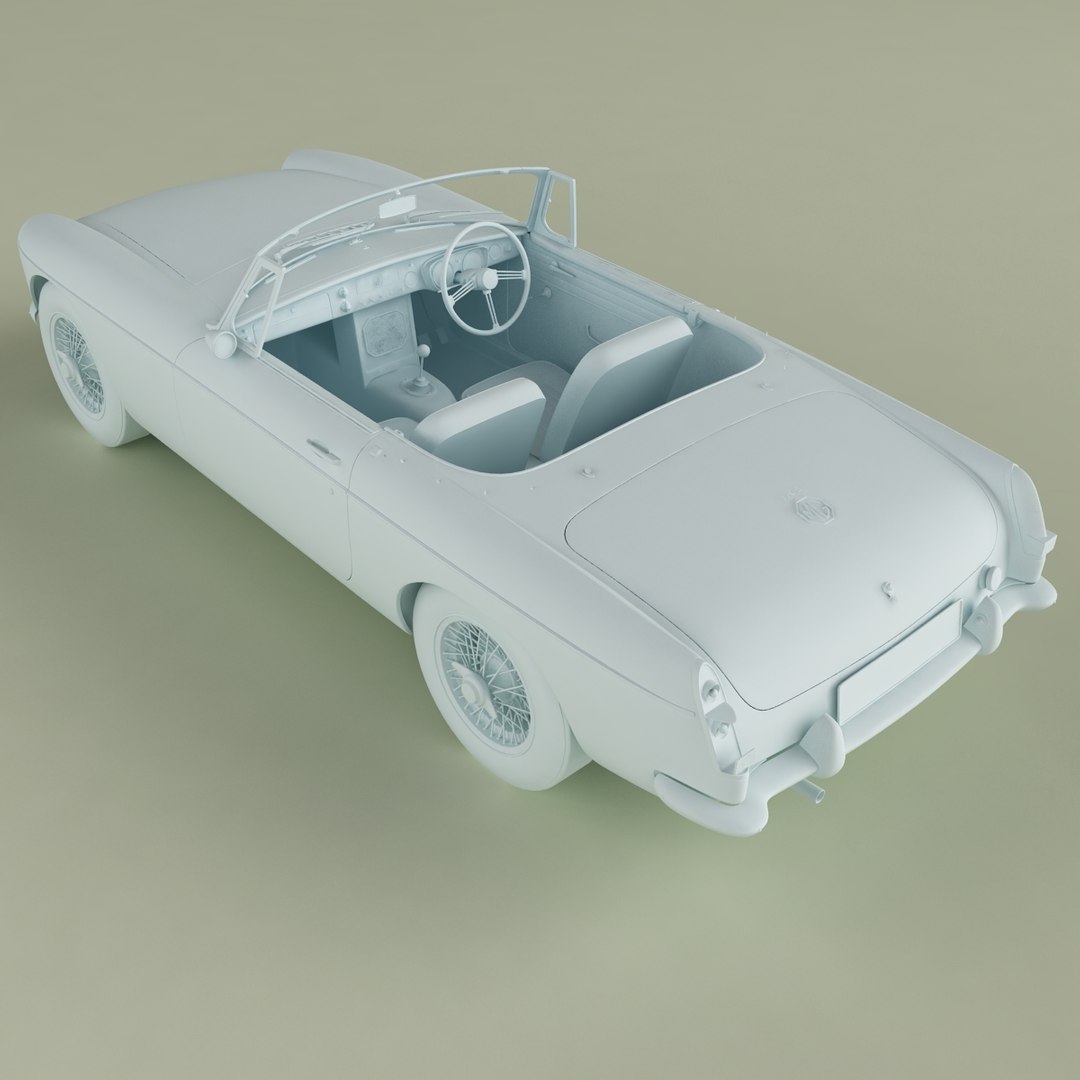 3d Model 1962 Mg Mgb