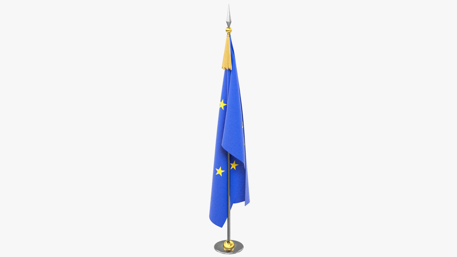 3D Model Flag Of Europe V2 - TurboSquid 1870945