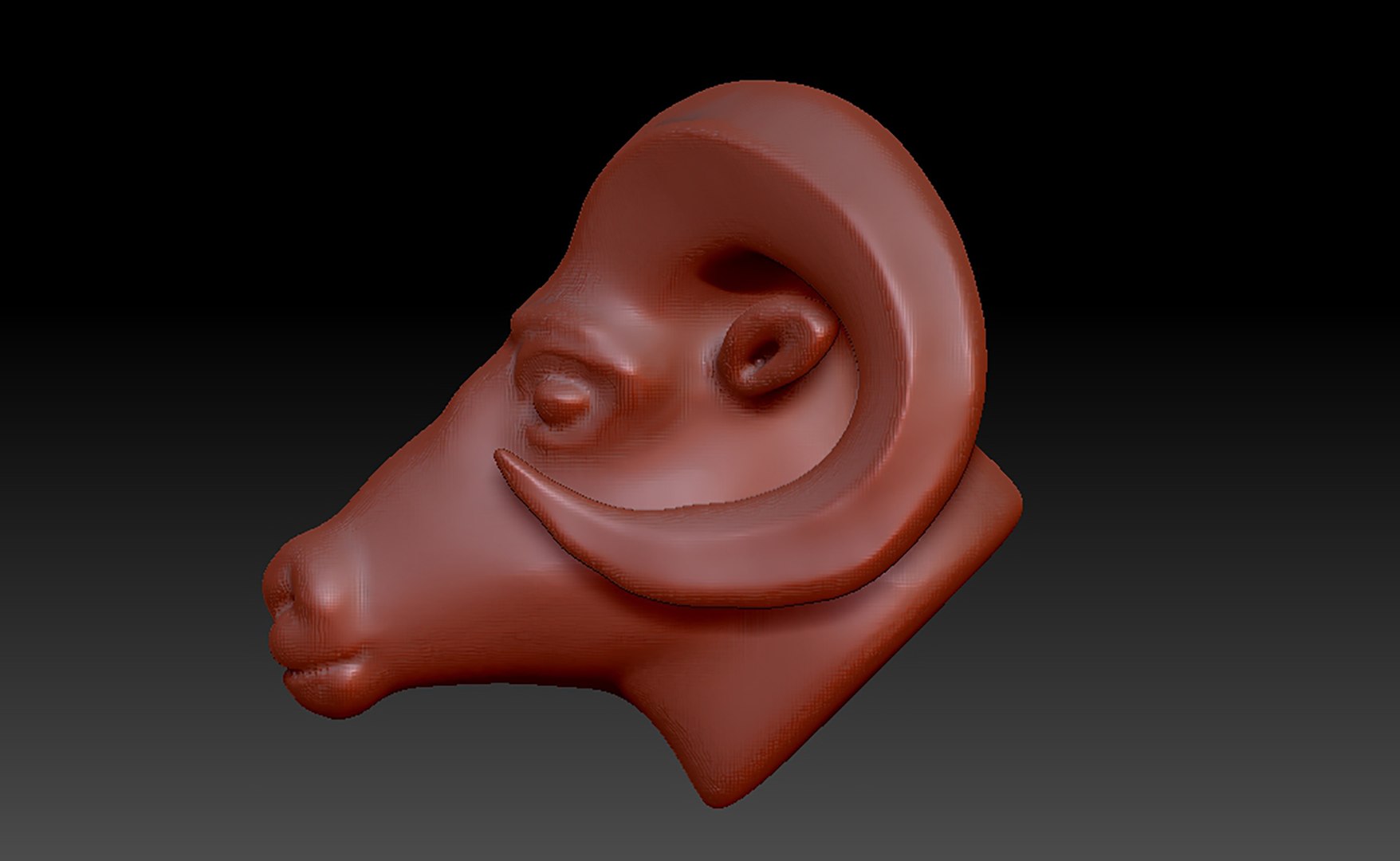 Horned Goat 3D Model - TurboSquid 1854333