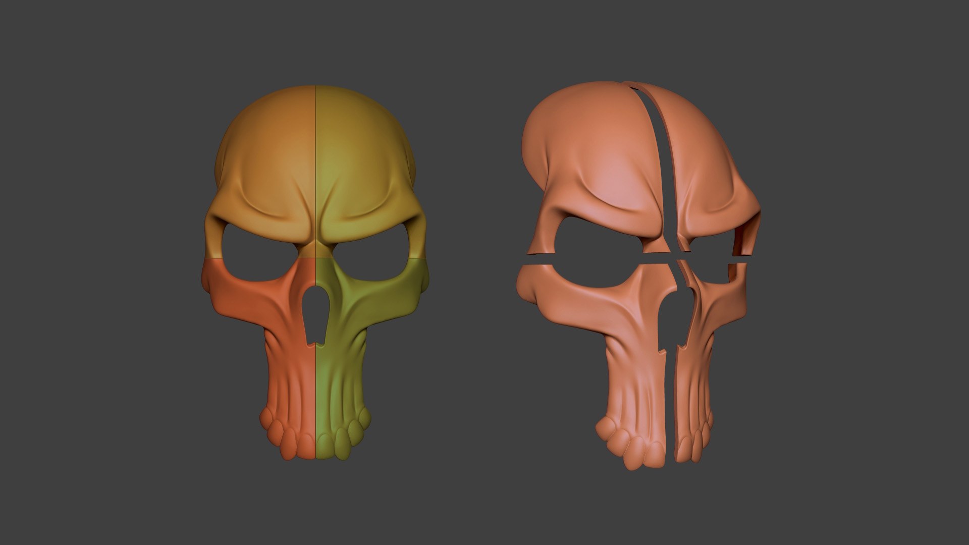 Skull Mask 2 3D Print Model 3D Model - TurboSquid 2347706