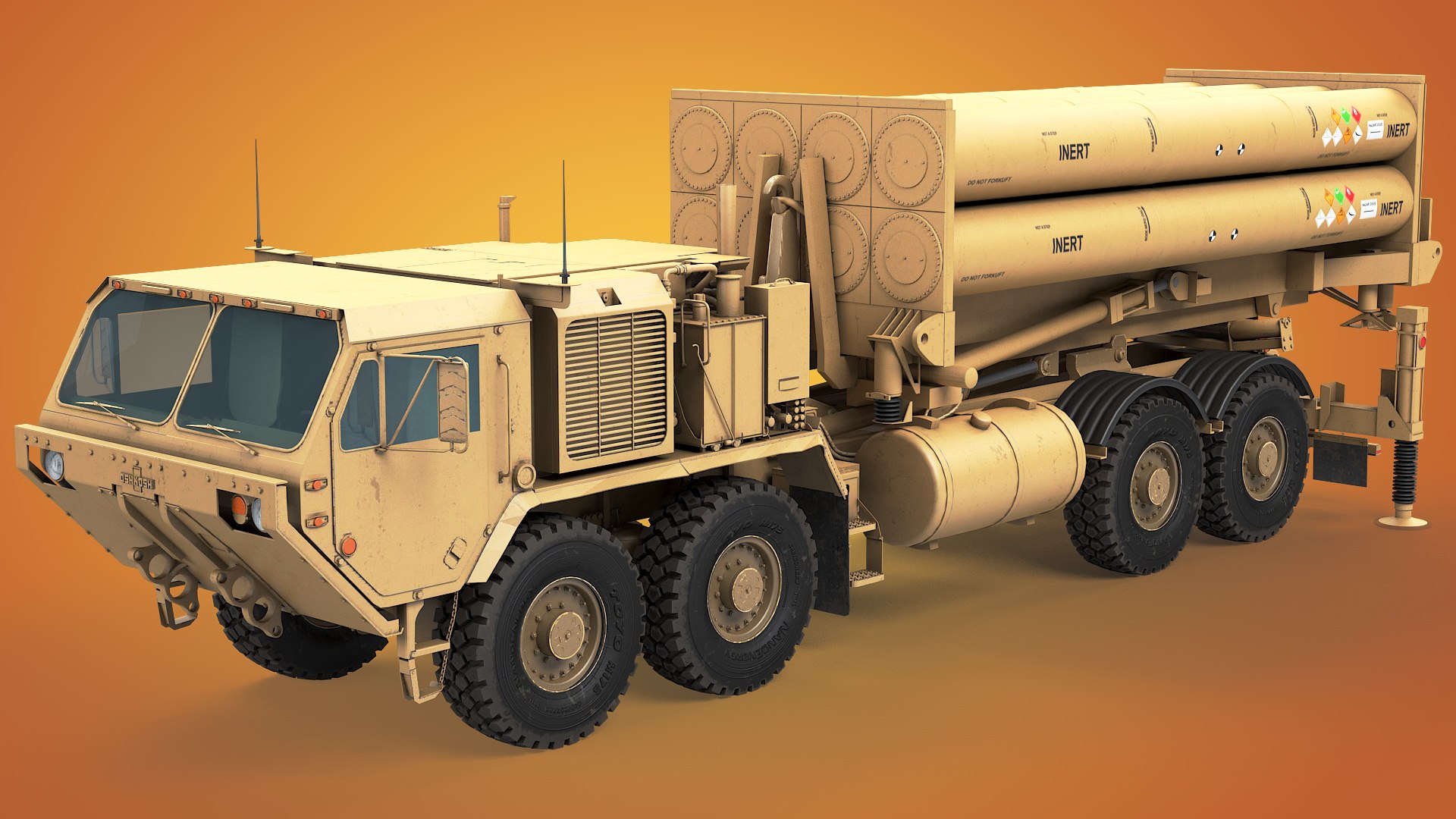 ミサイル防衛システムTHAAD3Dモデル - TurboSquid 1782554